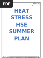 Heat Stress Management Plan Rev - 1 | PDF | Hyperthermia | Perspiration