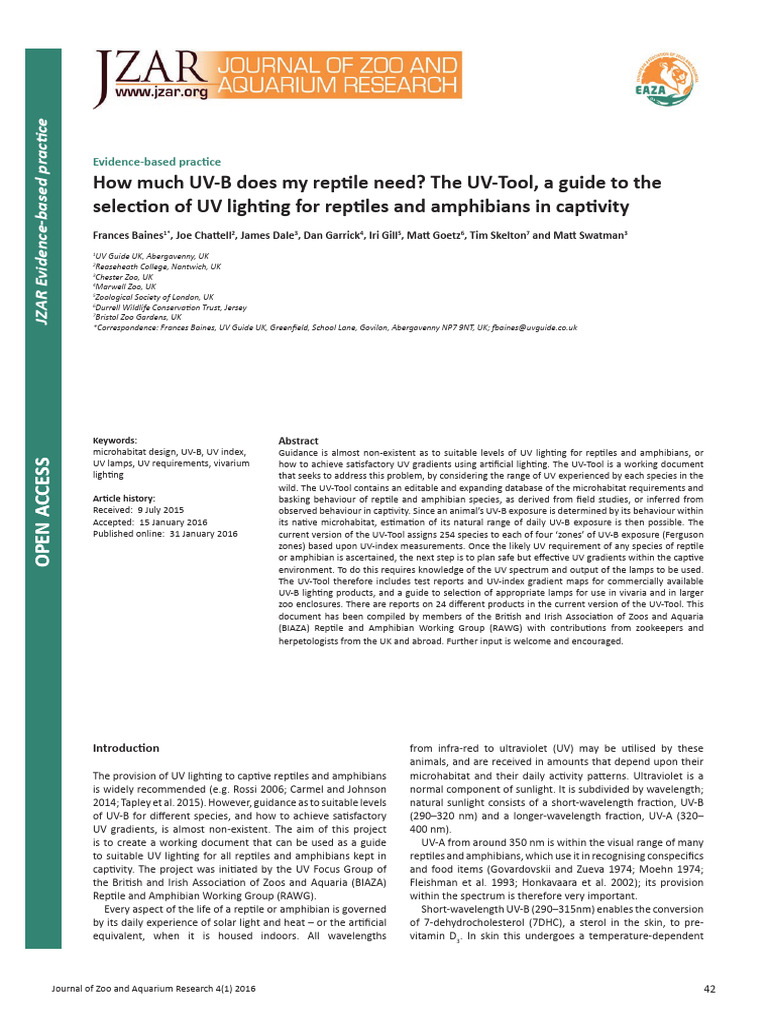 UVB TOOL Ferguson Zone | PDF