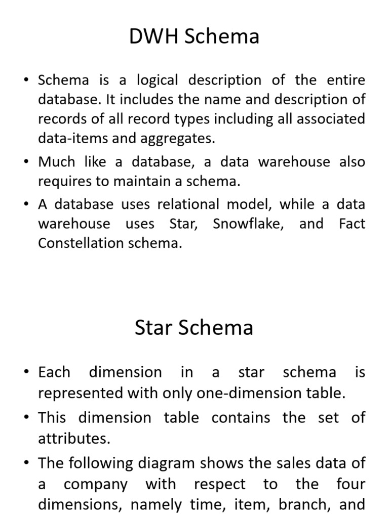7 Star Schemas | PDF