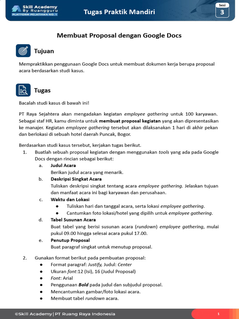 TPM 3 Membuat Proposal - Astri Andiani Suhendar | PDF