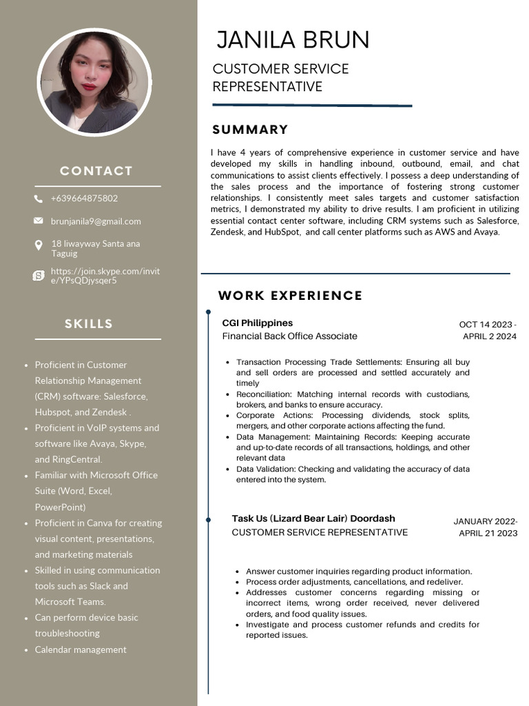 Janila Brun CV | PDF