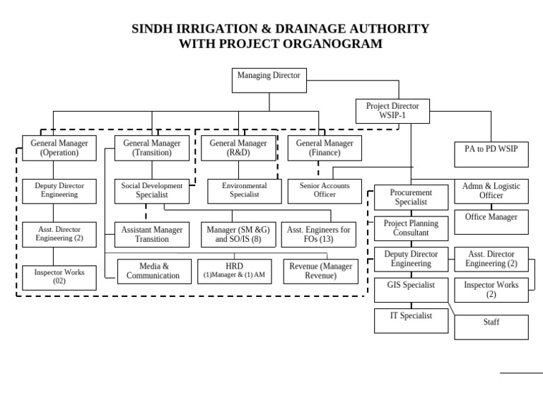 SIDA Organogram with Project | PDF
