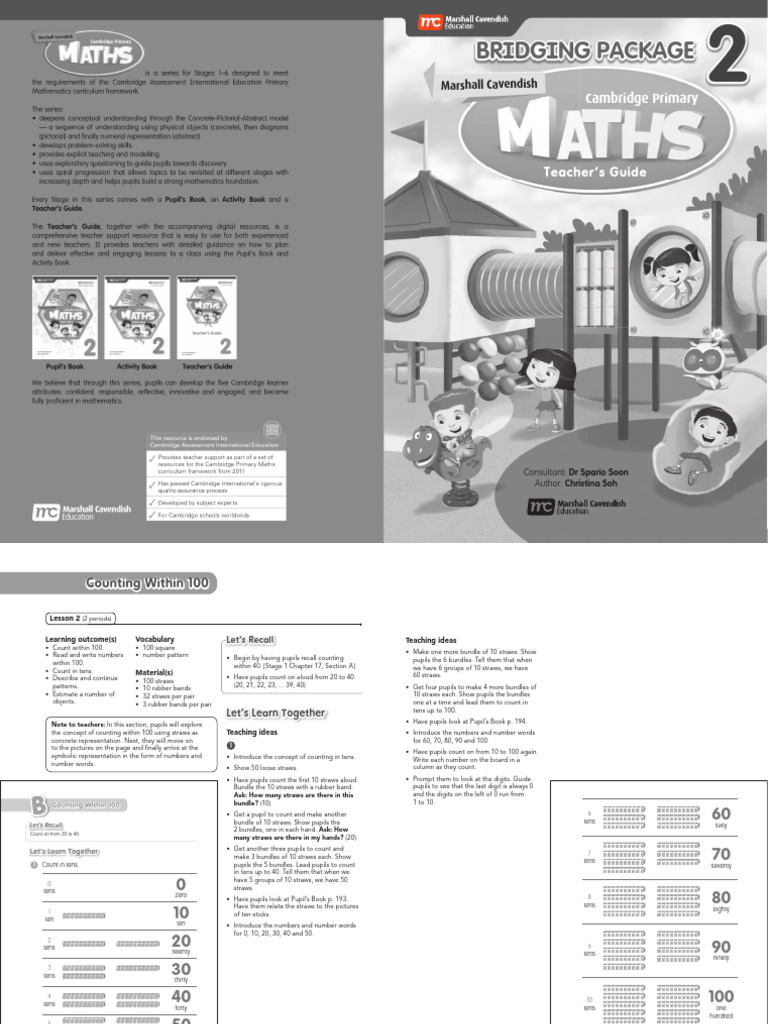 MC Math Bridging Package Grade 2 TG | PDF