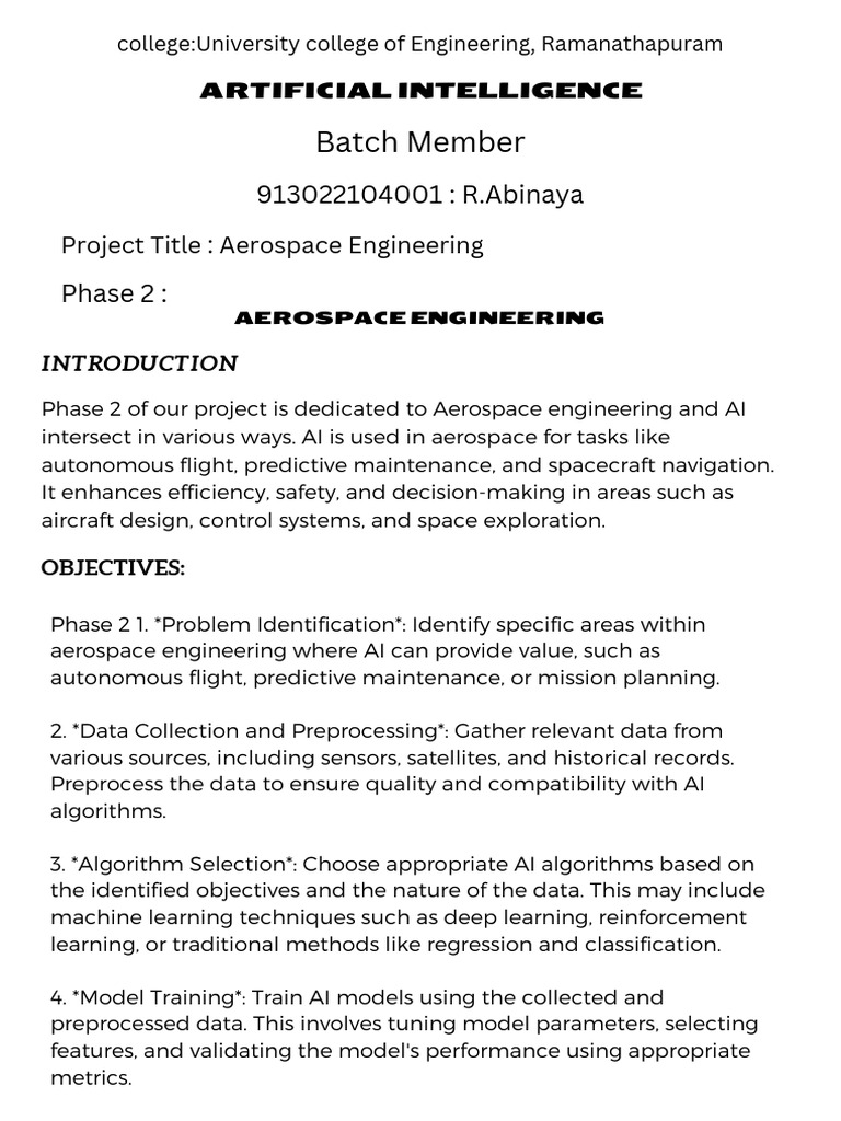 Phase 2 aerospace engineering | PDF