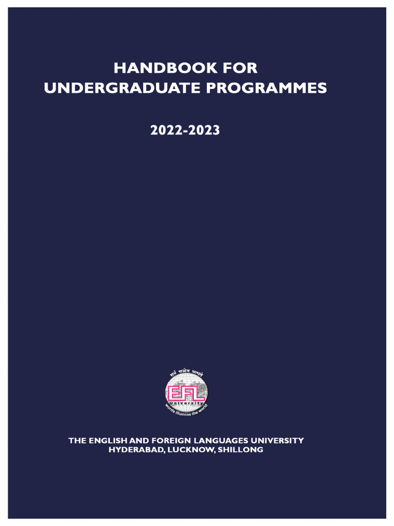 UG Programmes Handbook 2022-23 | PDF