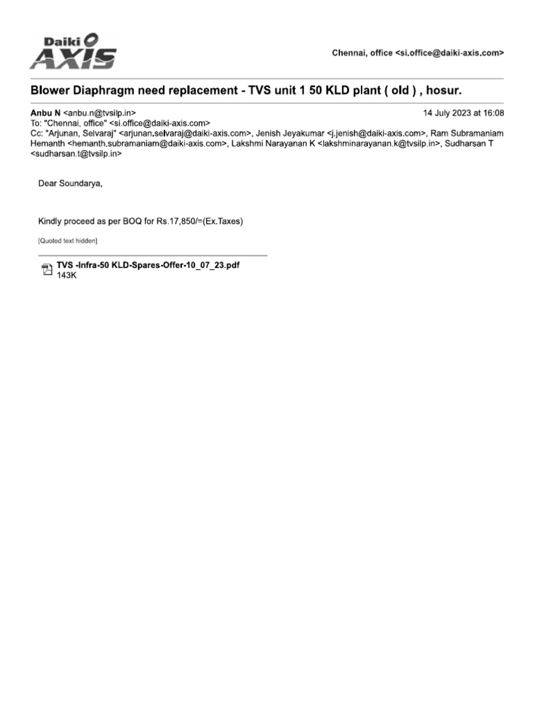 PO confirmation-M238920210 | PDF