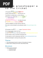 6 - English-On The Grasshopper and The Cricket-Poem and Grammar-Notes ...