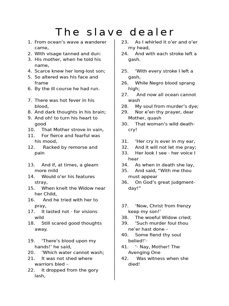 The Slave Dealer | PDF | Demons | Forgiveness