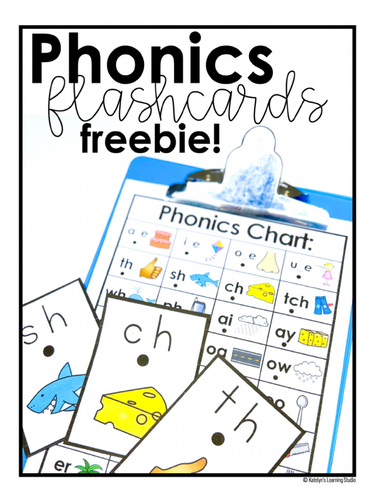 Phonics Flashcard Freebie | PDF