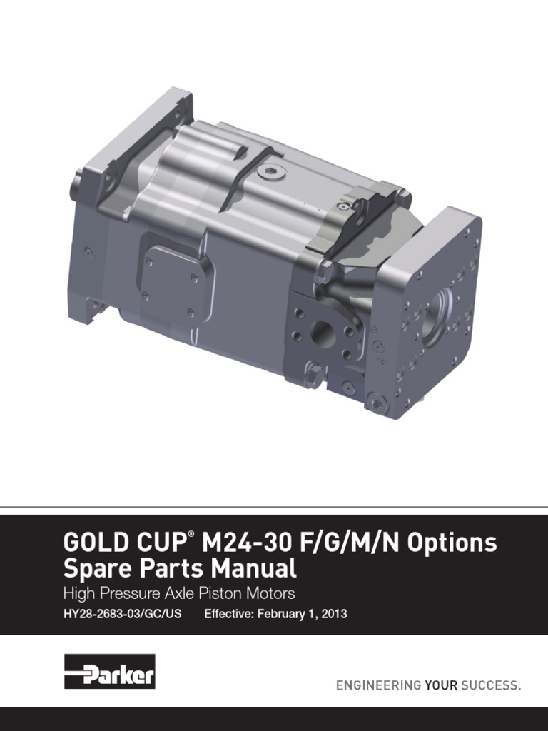 Gold Cup M24-30 Options Spare Parts Exploded Views | PDF