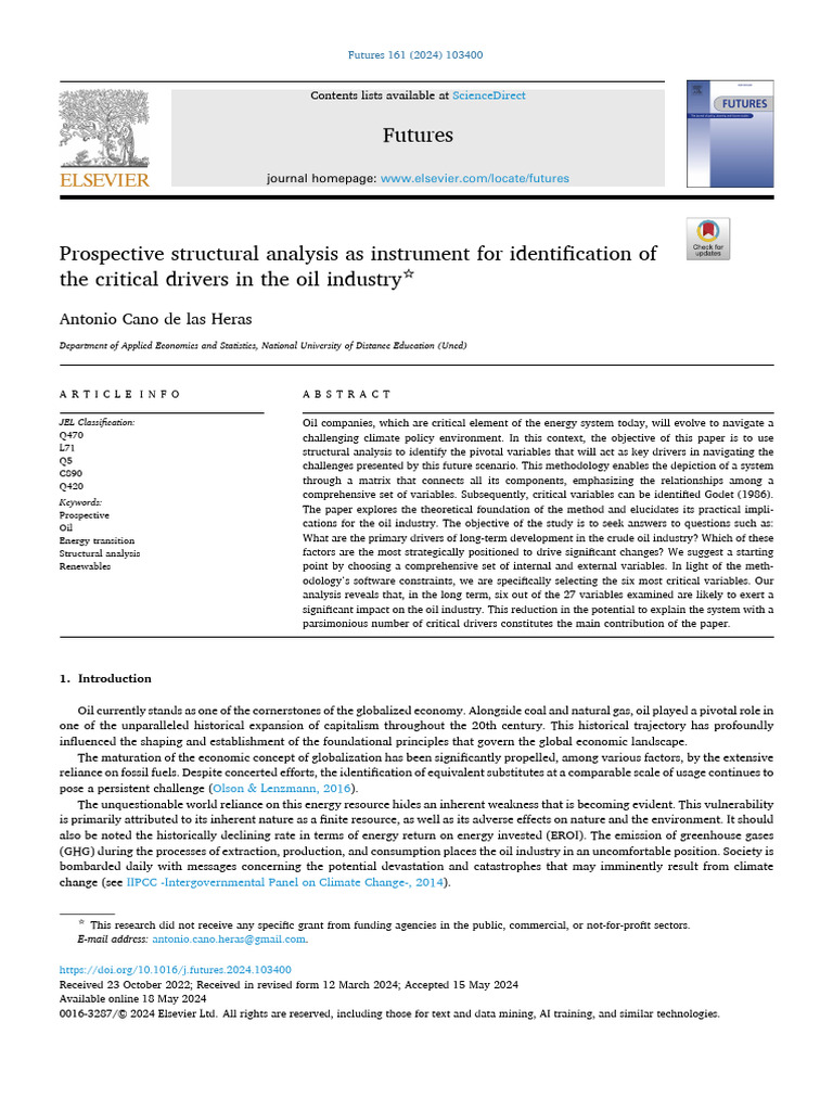 Drivers Mapping in Oil and Gas Industry | PDF