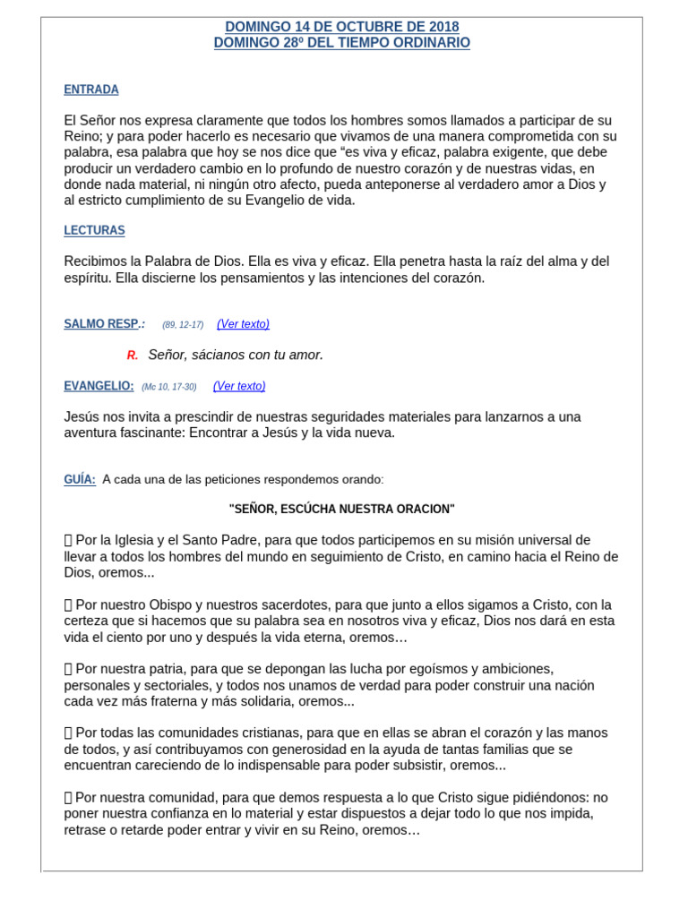 Cancion Tu Eres Mi Riqueza | PDF