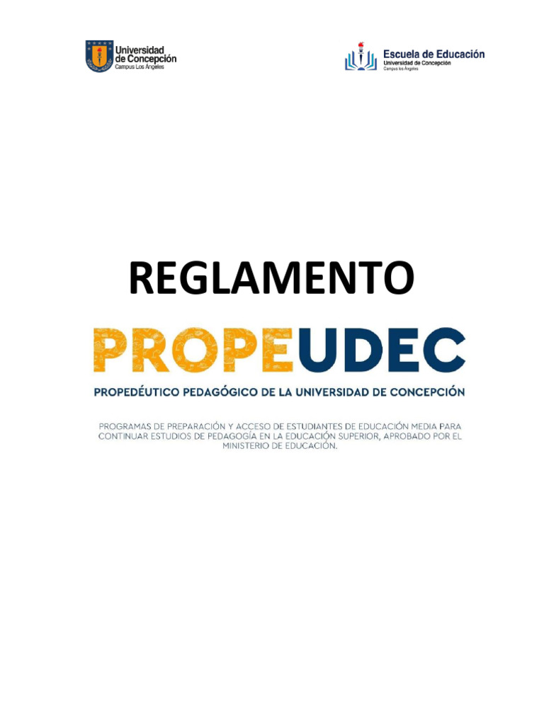 Reglamento Prope | PDF