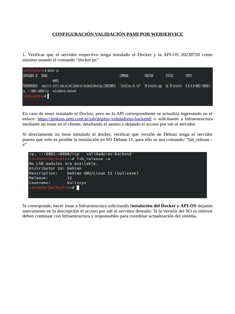 Pami Webservice | PDF