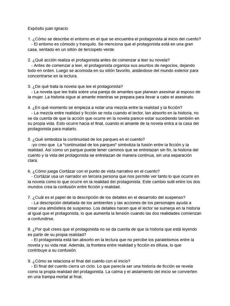 La Continuidad de Los Parques | PDF