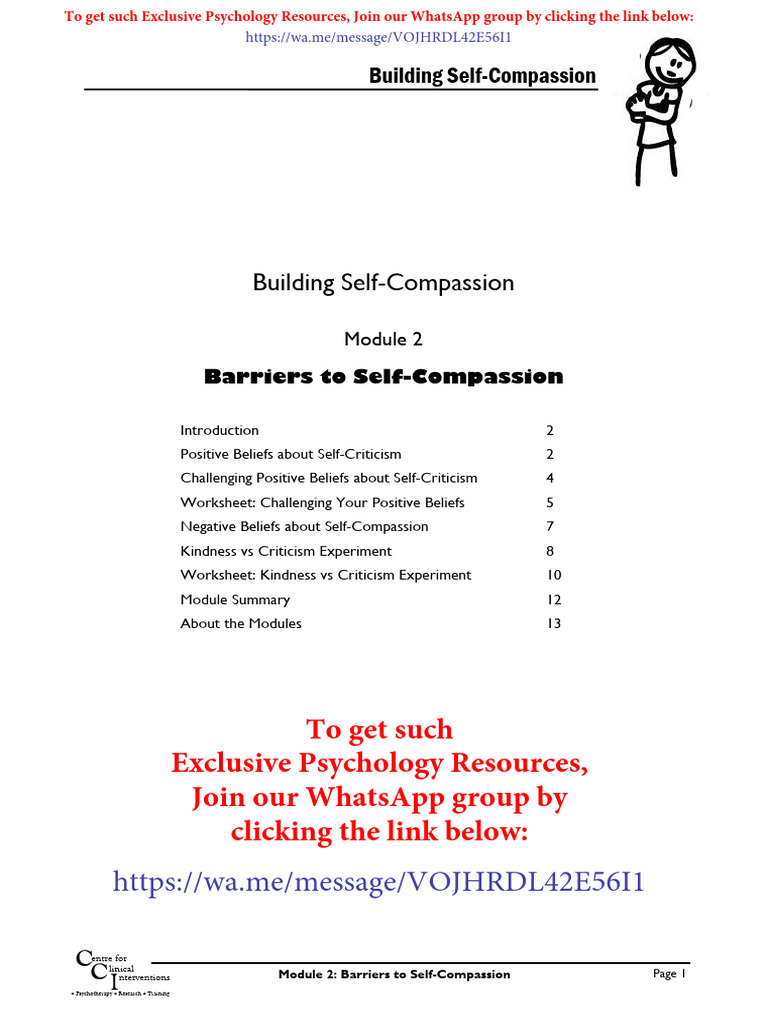 Building Self-Compassion - 02 - Barriers To Self-Compassion | PDF