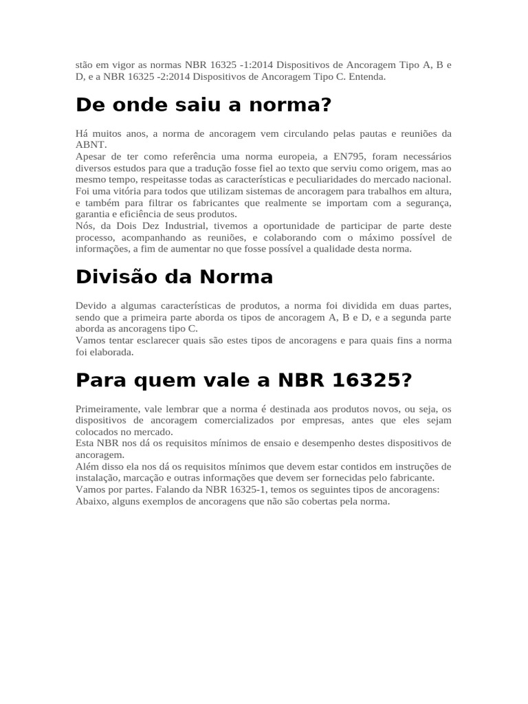 Normas NBR 16325 | PDF