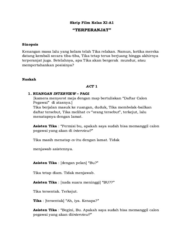 Skrip P5 Bangun Jiwa Dan Raga (1) | PDF