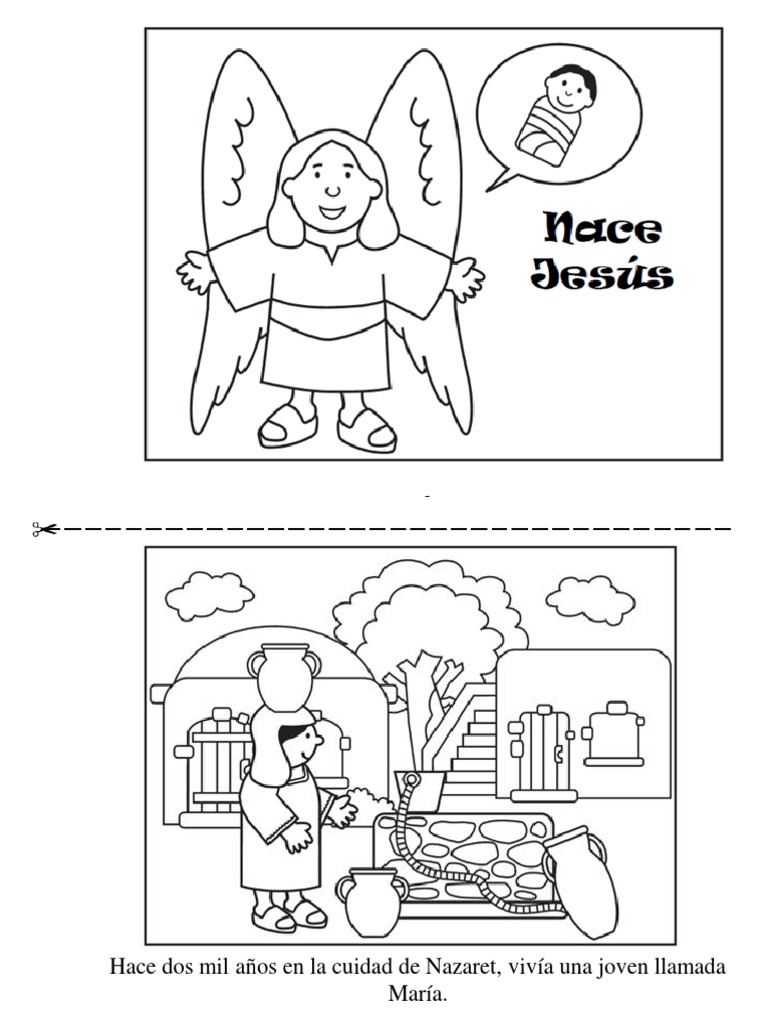 La Primera Navidad - Libro para Colorear | PDF