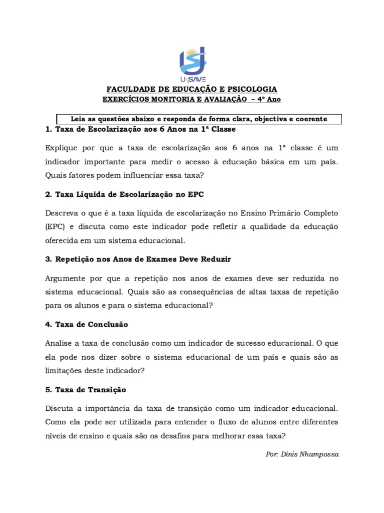 Exercicio 002 Monit Aval | PDF Exercicio 002 Monit Aval | PDF