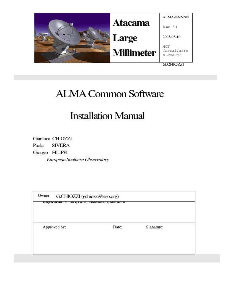 ACS Installation Manual | PDF