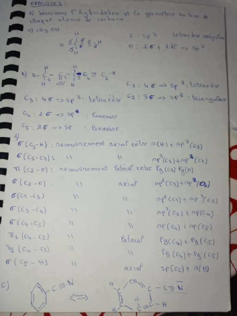 Correction Serie 1 Orga | PDF