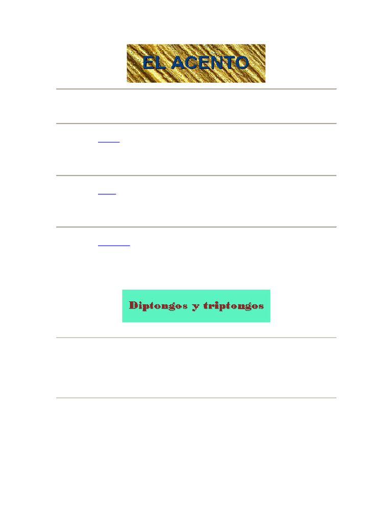 Reglas de Los Acentos | PDF | Lingüística | Sintaxis