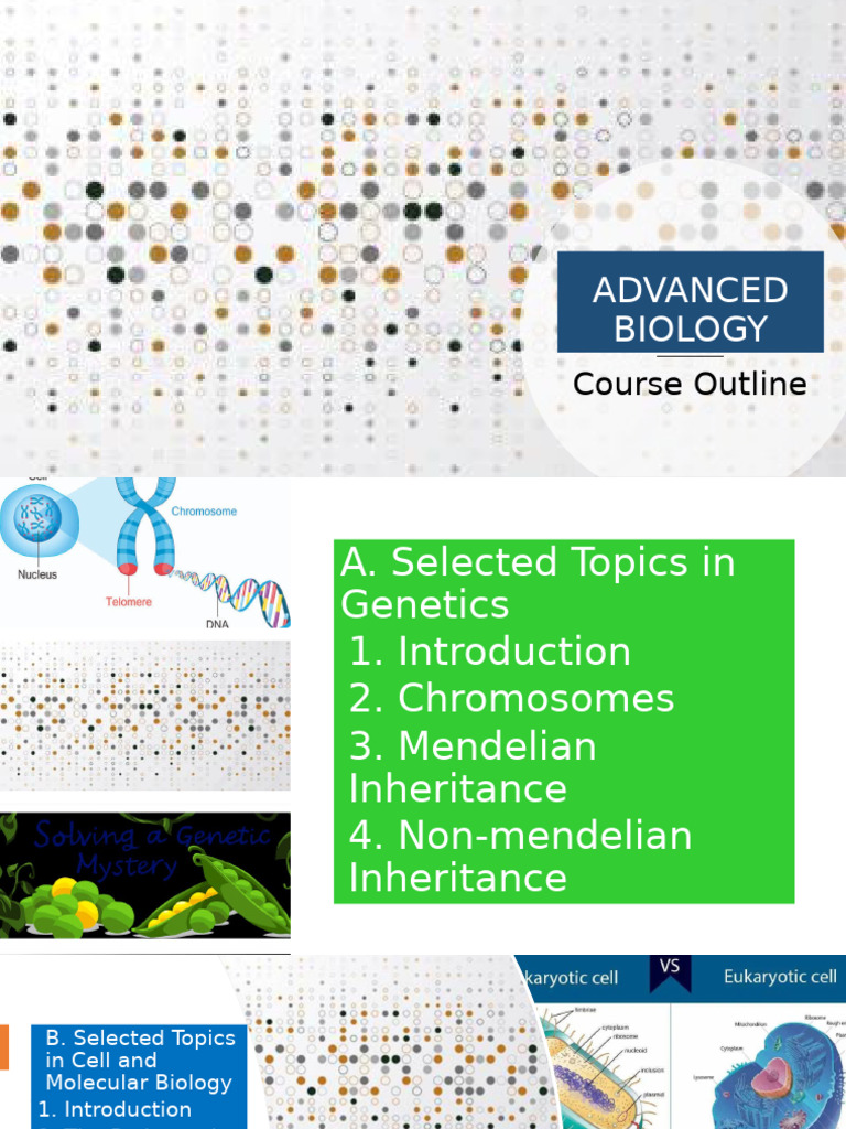 ADVANCED BIOLOGY Course Outline | PDF