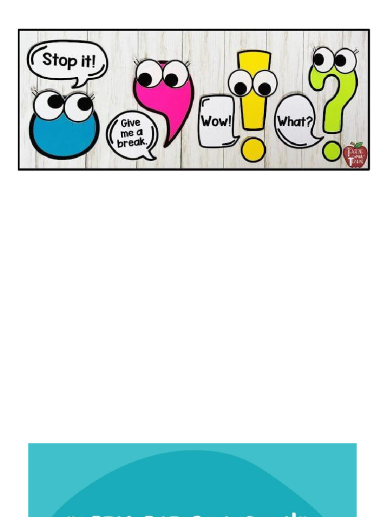 Punctuations and Capitals PPT With QA | PDF