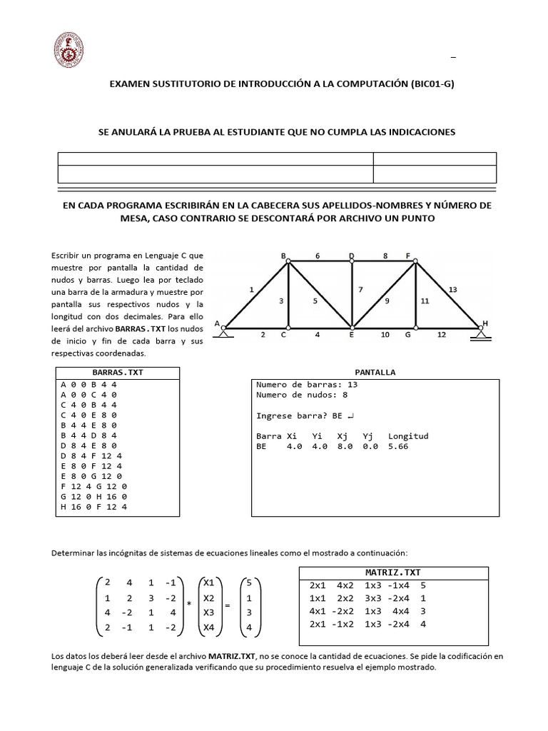 BIC01-G EXS 2024-1 | PDF