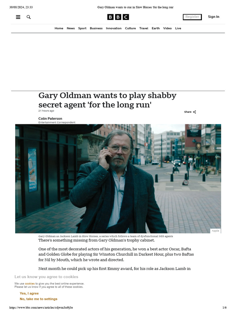 Gary Oldman Wants To Star in Slow Horses 'For The Long Run' | PDF