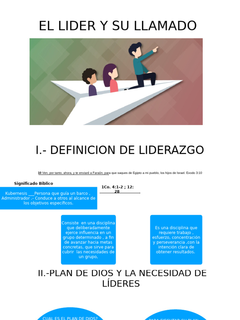 El Lider y Su Llamado | PDF