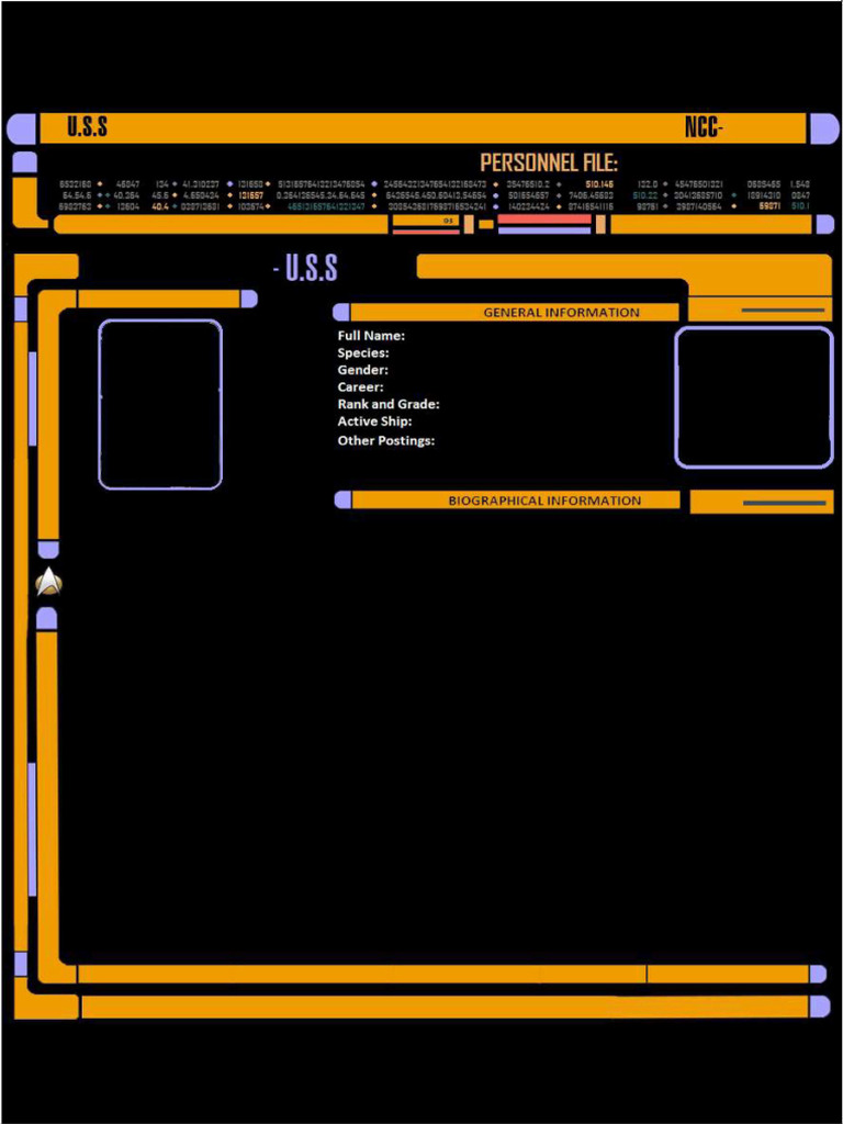 Star Trek Blank Fillable | PDF