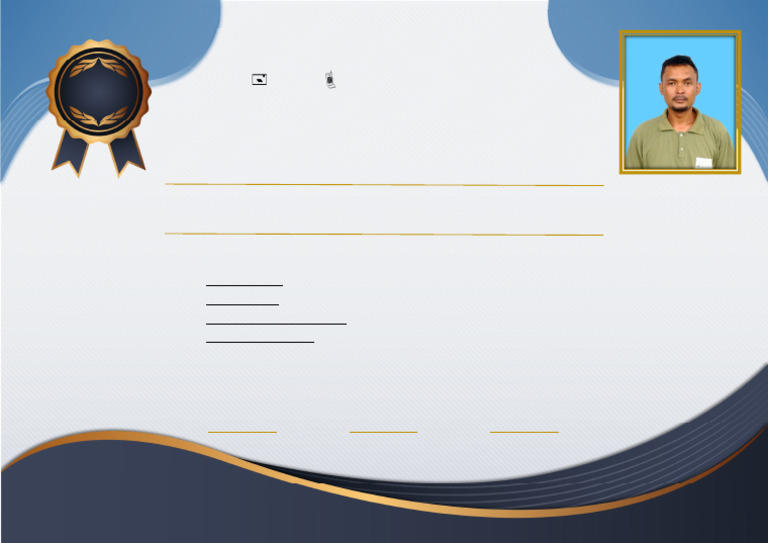 Modele de Diplome Vierge A Imprimer Gratuit 5 | PDF