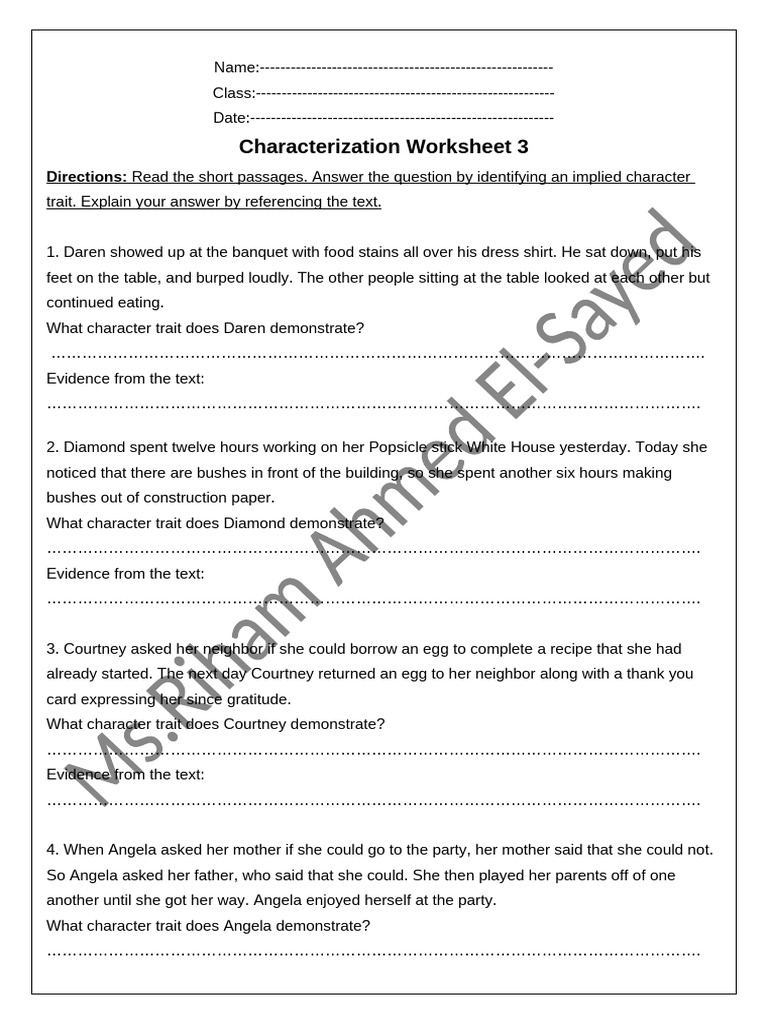 27.character Description | PDF