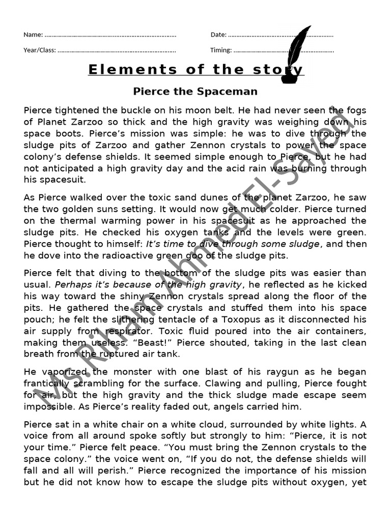 25.story Elements | PDF