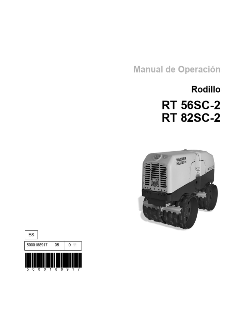 Manual Operacion Wacker RT | PDF