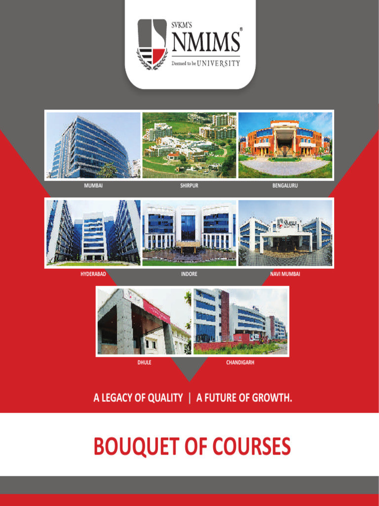 NMIMS University All Courses Brochure | PDF