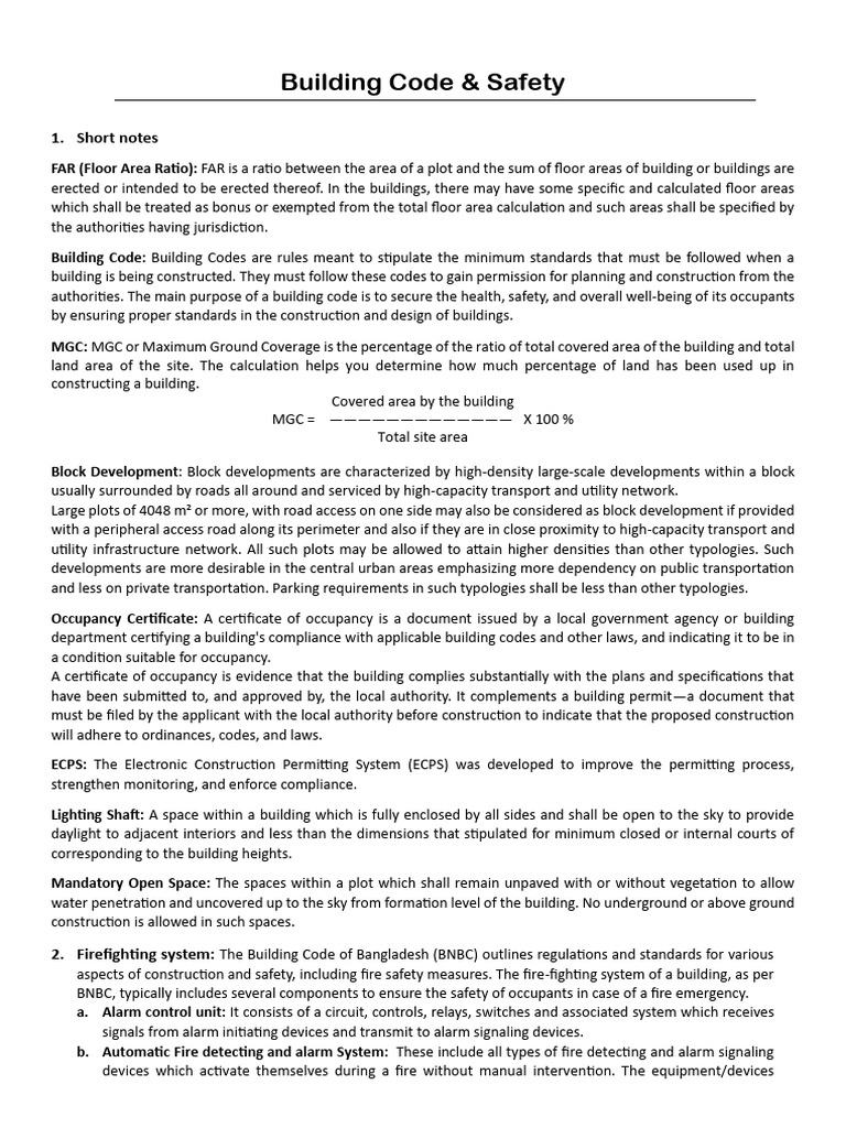 Building Code Final Exam | PDF