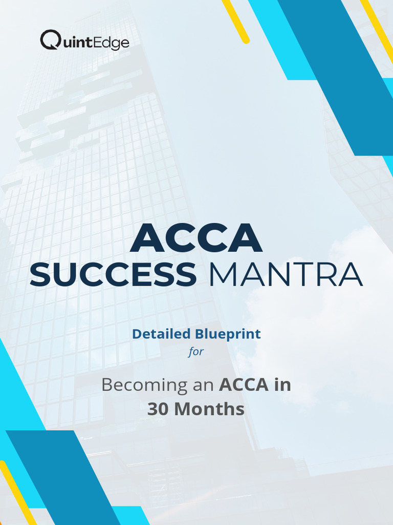 ACCA Study Plan | PDF