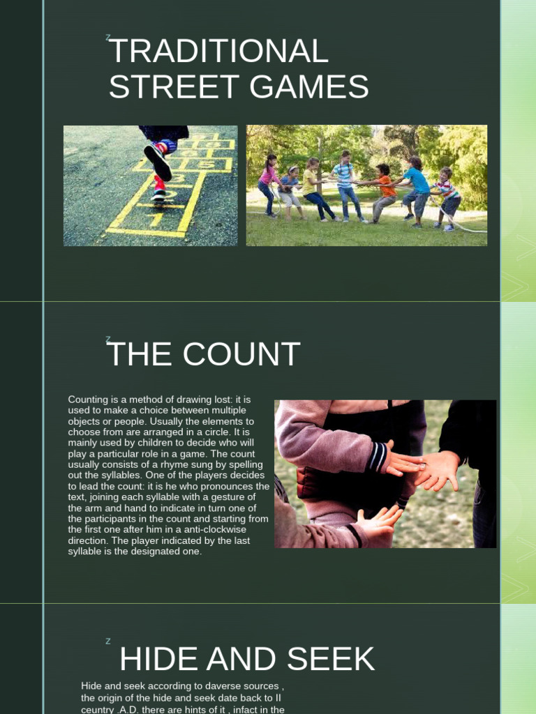 Traditional Street Games | PDF