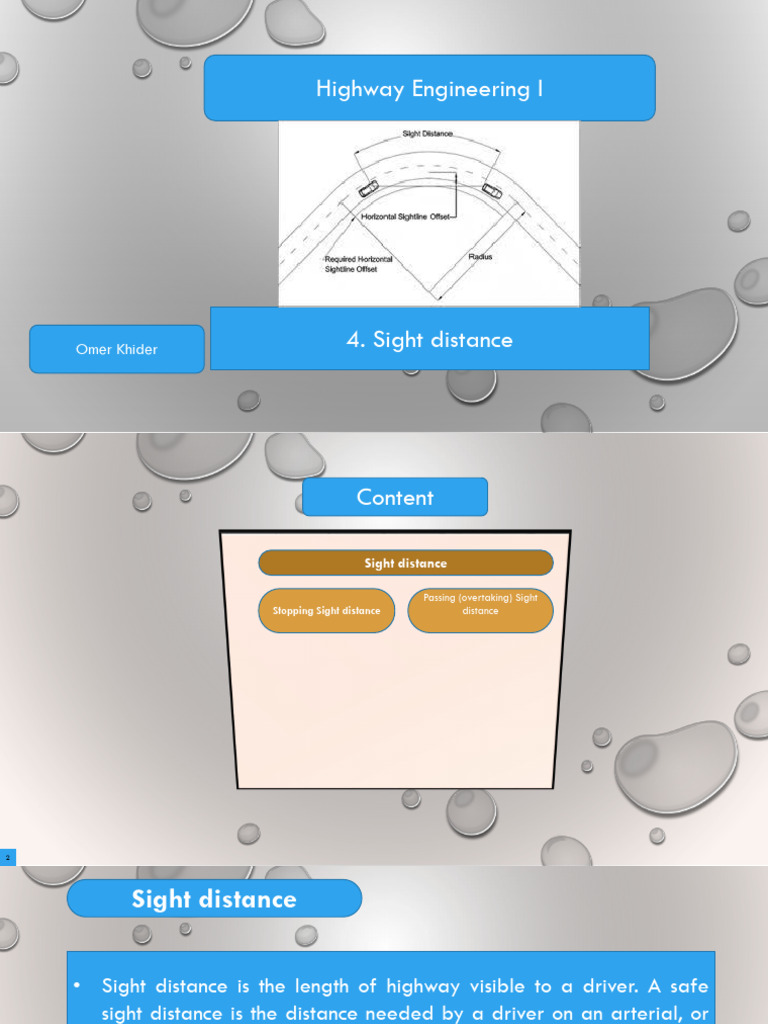 Sight Distance | PDF | Transport | Land Transport