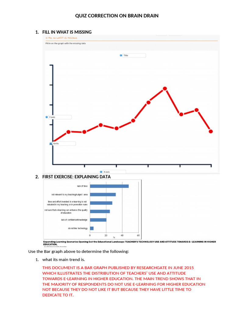 # 3 - Quiz Correction - Elearning | PDF
