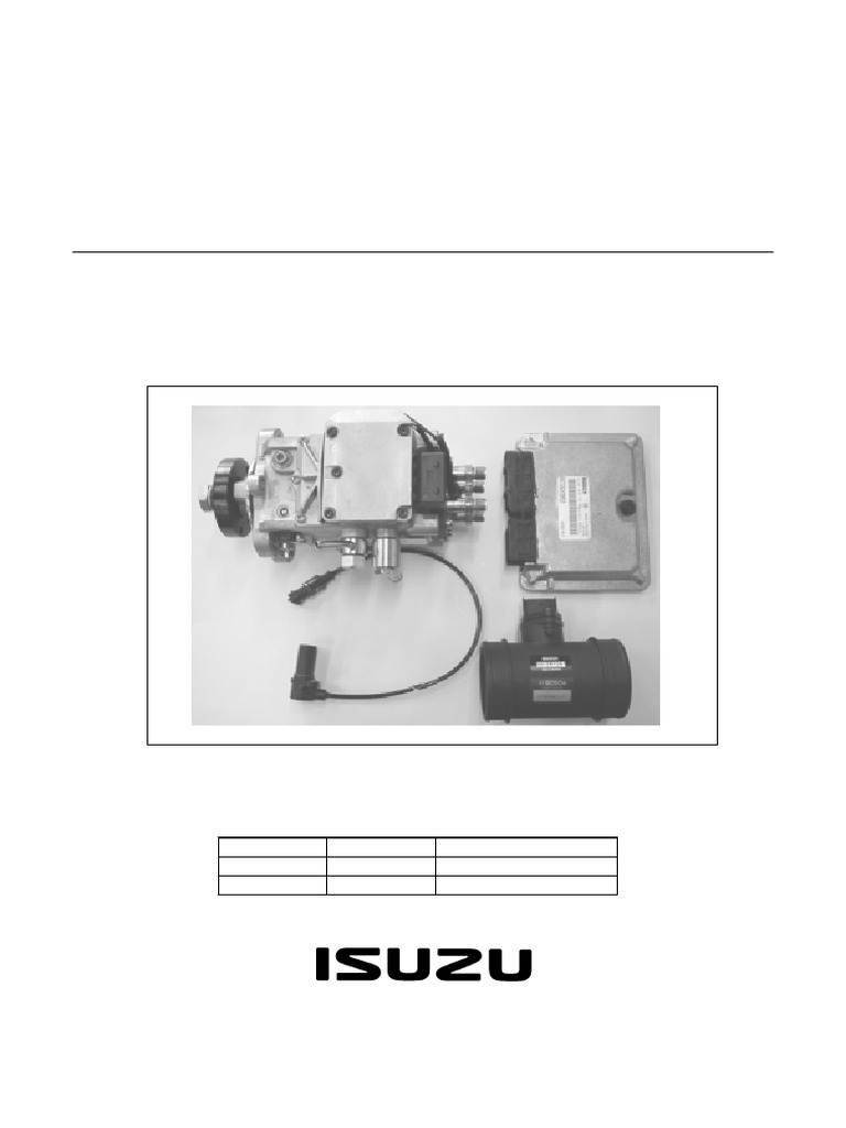 4JA1 TC&4JH1 TC Diagnosis 1 | PDF | Pump | Throttle