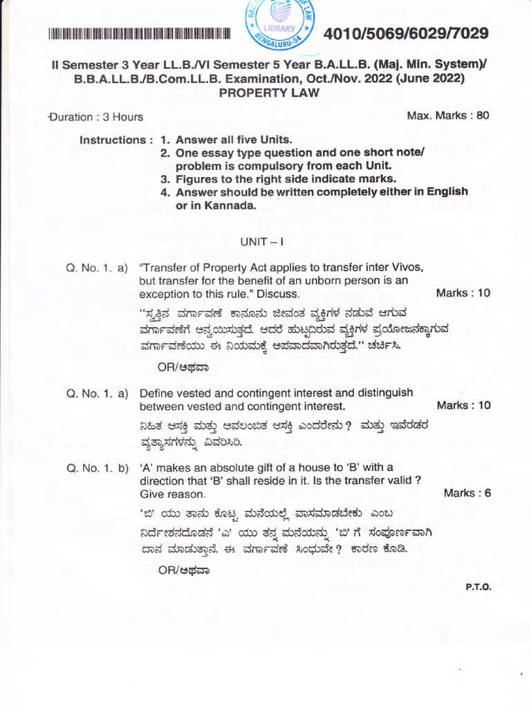 Property Law | PDF