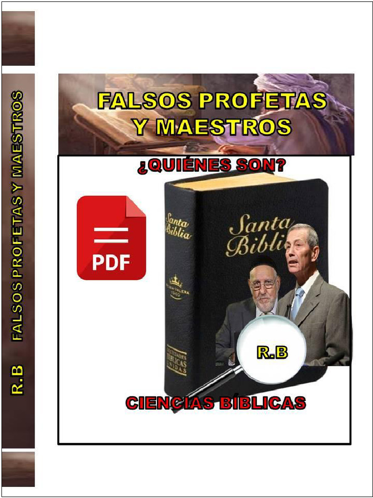 Falsos Profetas y Mae4stros | PDF