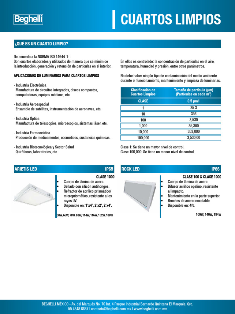 Guia Cuartos Limpios 2023 | PDF | Acero | Materiales