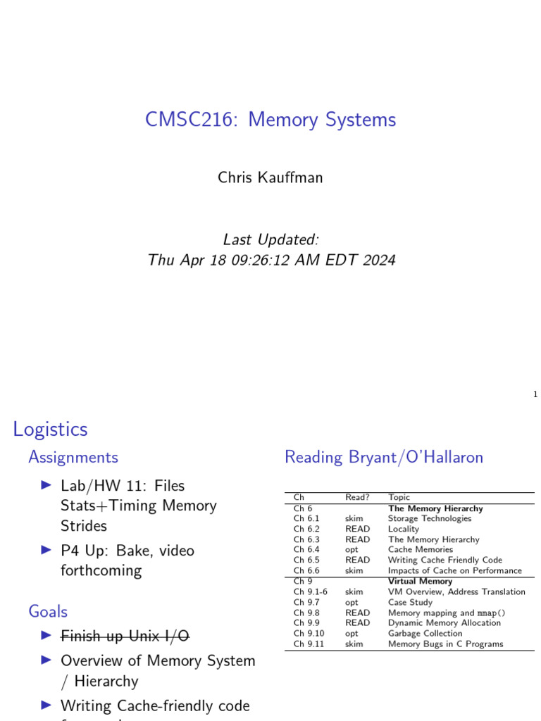 Memory Systems | PDF