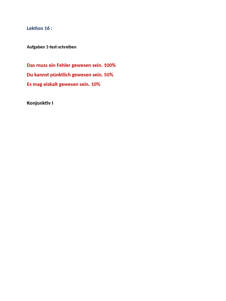 Lektion 16 | PDF