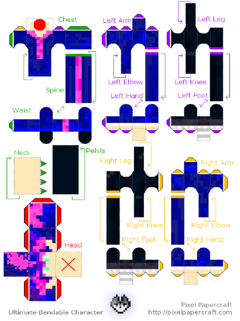 Minecraft Bendable Character | PDF